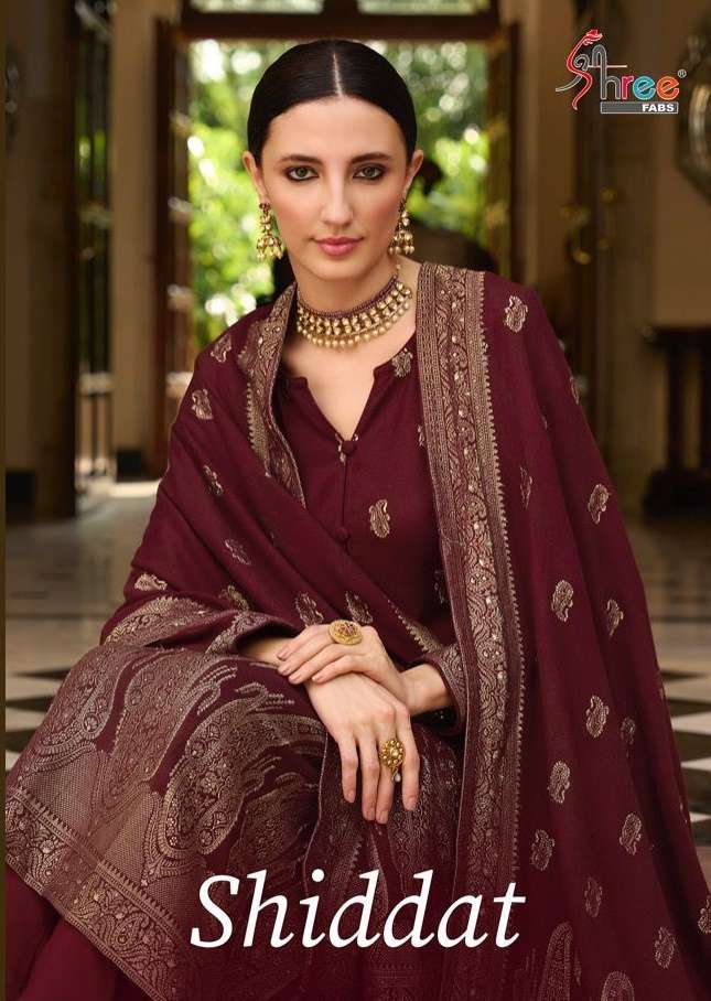 SHREE FAB PRESENTS SHIDDAT DNO 1001 - 1006 SERIES INDIAN WOMEN PURE ...