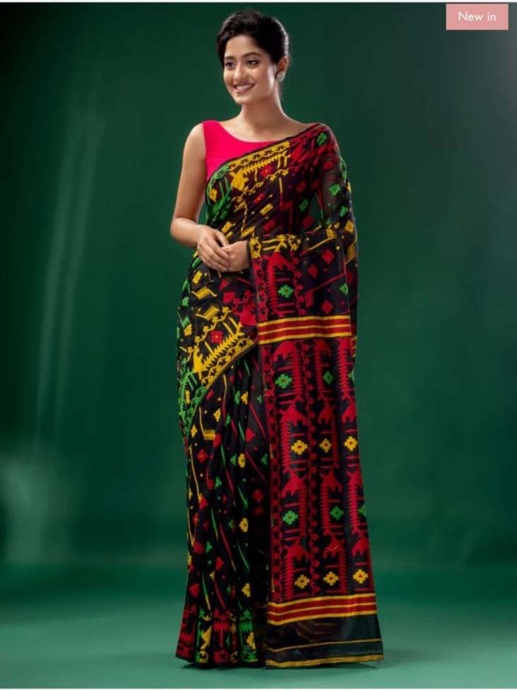 BALAJI EMPORIUM PRESENTS ETHNIC WOMEN INDIAN TRADITIONAL JAMDANI SAREE ...