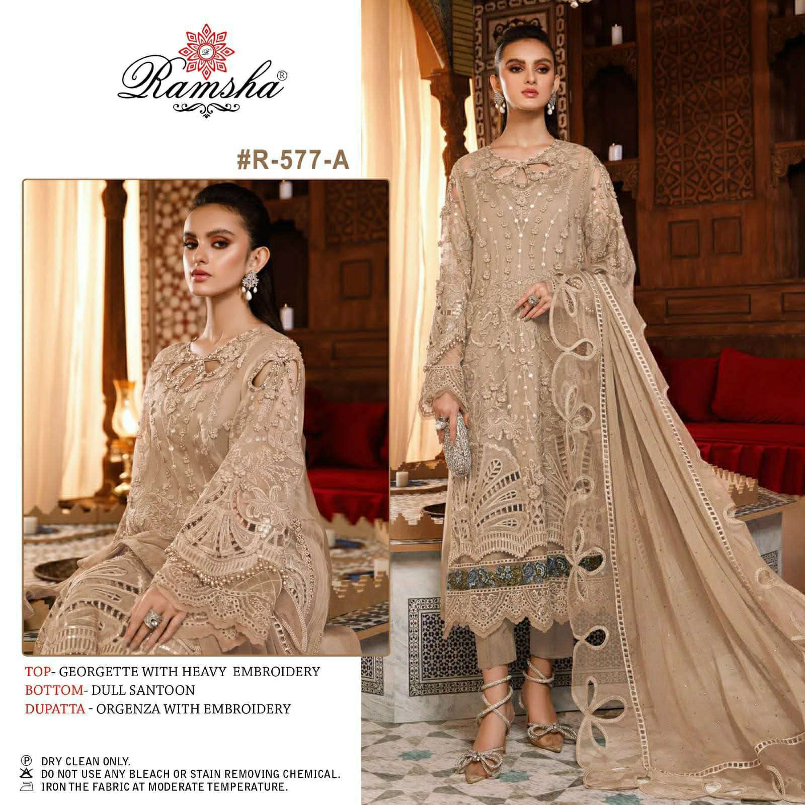 RAMSHA R 577 / 572A,B,C,D PAKISTANI SALWAR SUIT
