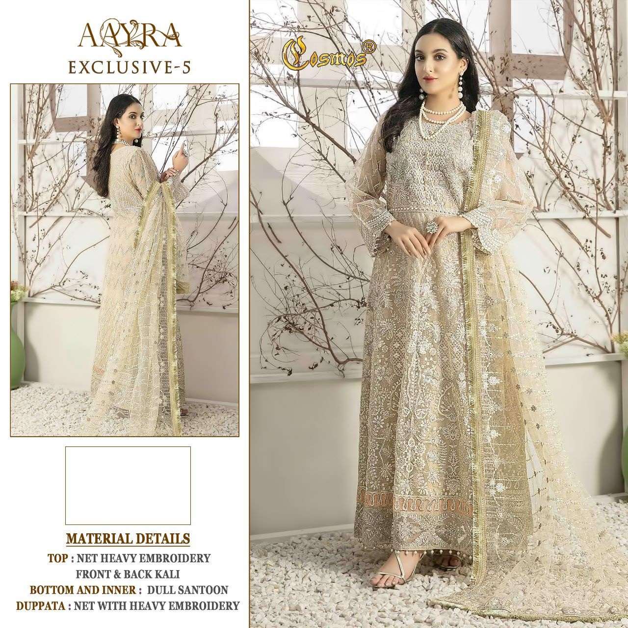 COSMOS EXCLUSIVE VOL 5 PAKISTANI SALWAR SUIT