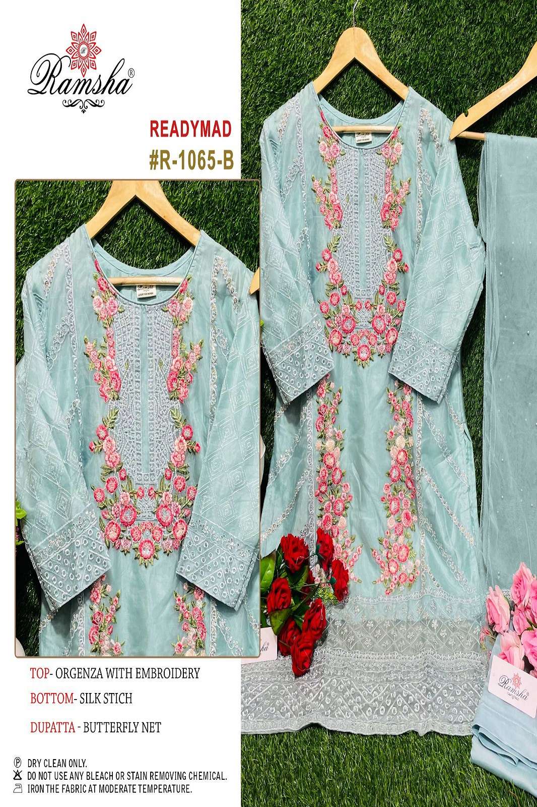 RAMSHA R 1065 DESIGNER REDYMADE PAKISTANI SALWAR SUIT