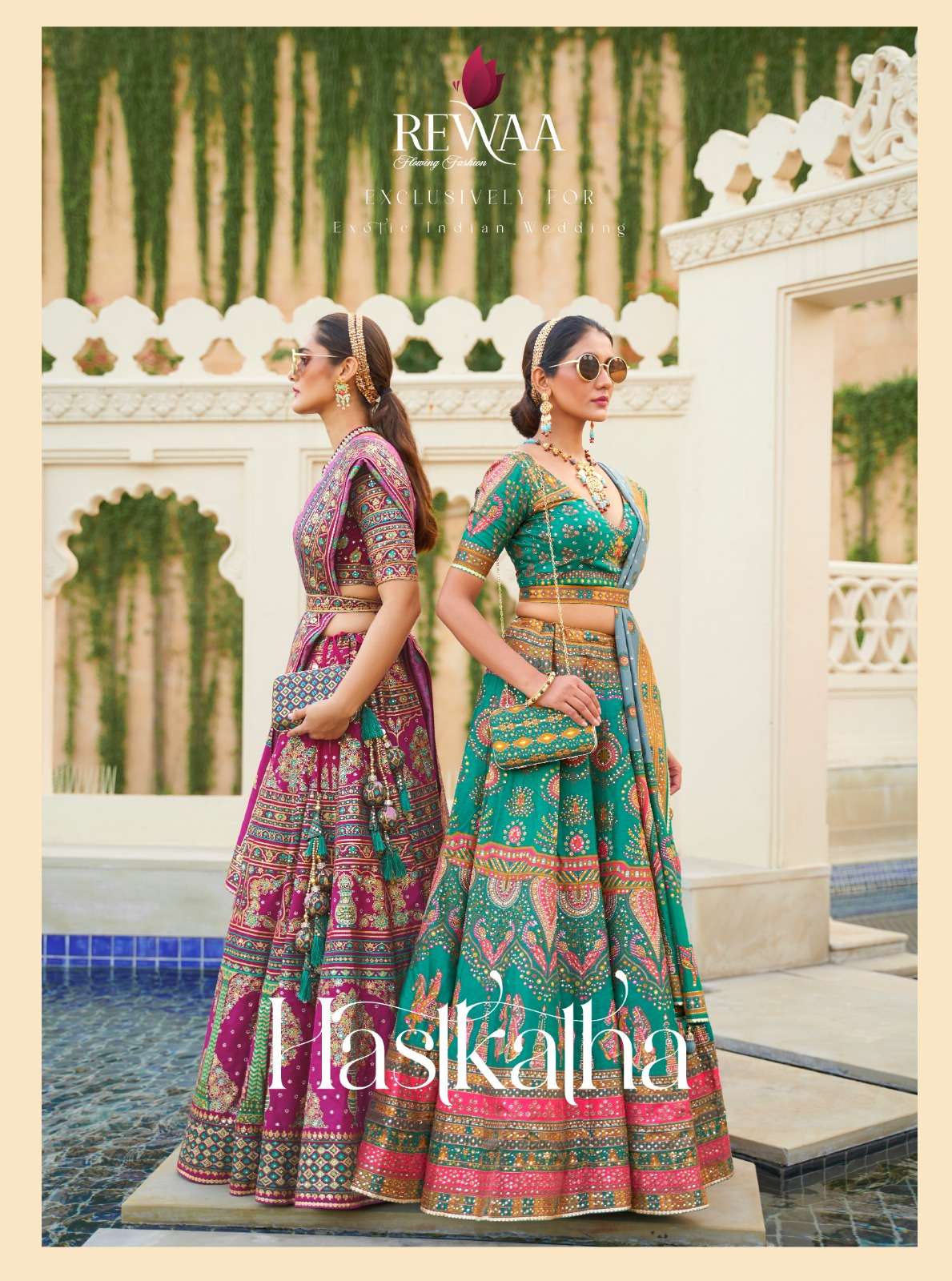 Rewaa Hastkatha Designer Bridal Wedding, Navratri Lehenga Collection