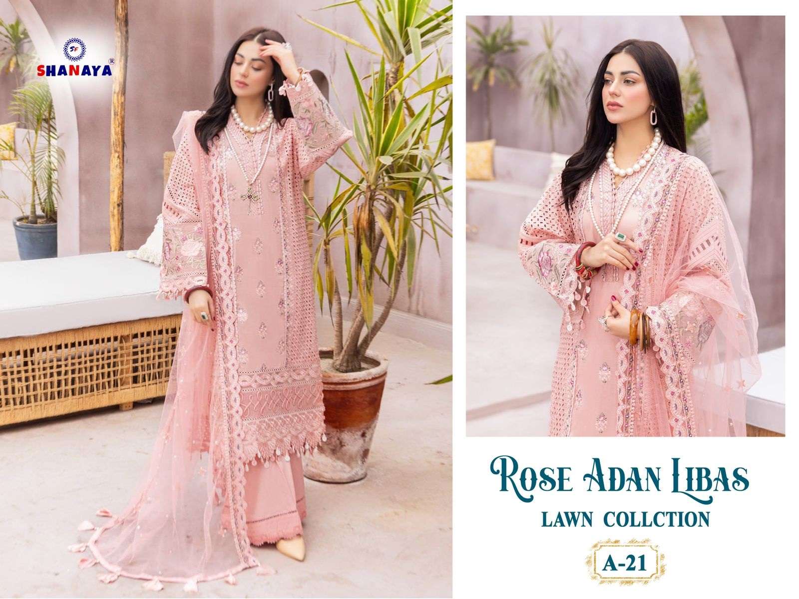 SHANAYA ROSE ADAN LIBAS LAWN COLLECTION SUITS