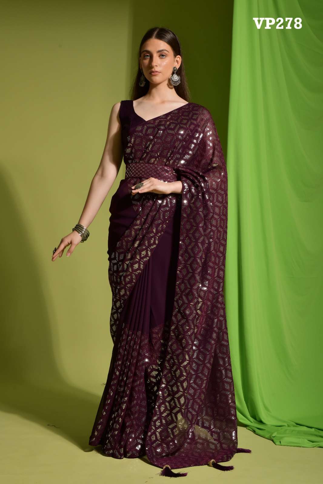 Shri Balaji Emporium Parakh Vol-2 Georgette Partywear Saree Collection
