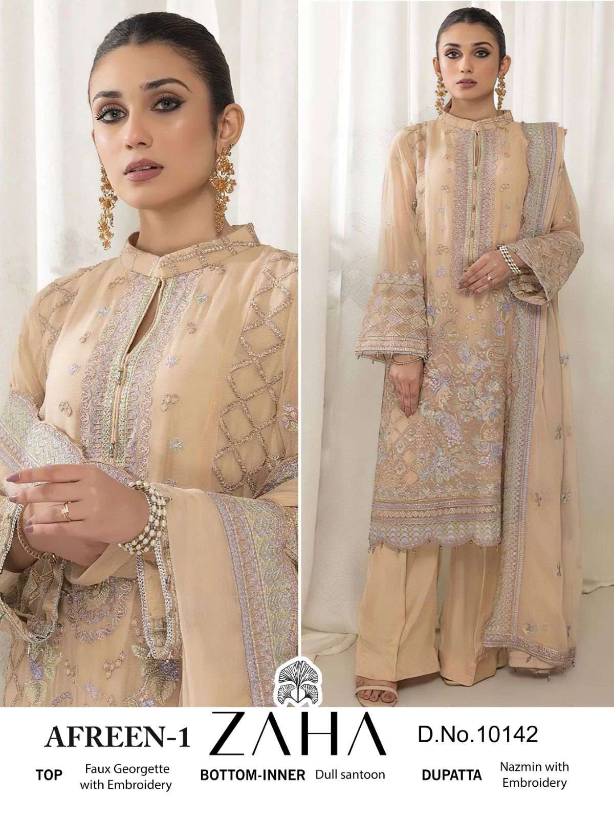 ZAHA AFREEN VOL 1 GEORGETTE PAKISTANI SUIT