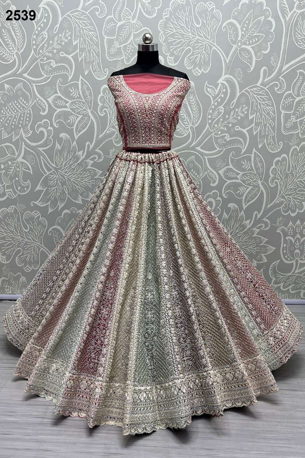 Anjani Art D.no- 2539 Traditional Woman Bridal & Wedding Wear Net ...