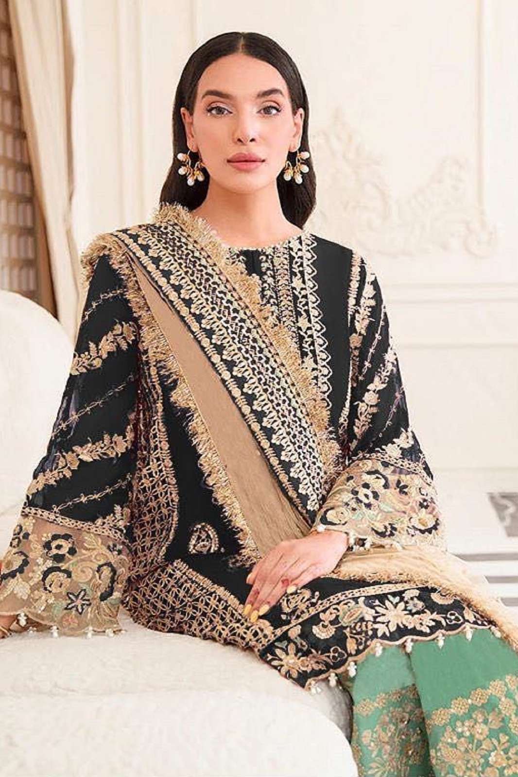 FEPIC C 1233 1233C SEMI STICHED PAKISTANI SALWAR SUITS