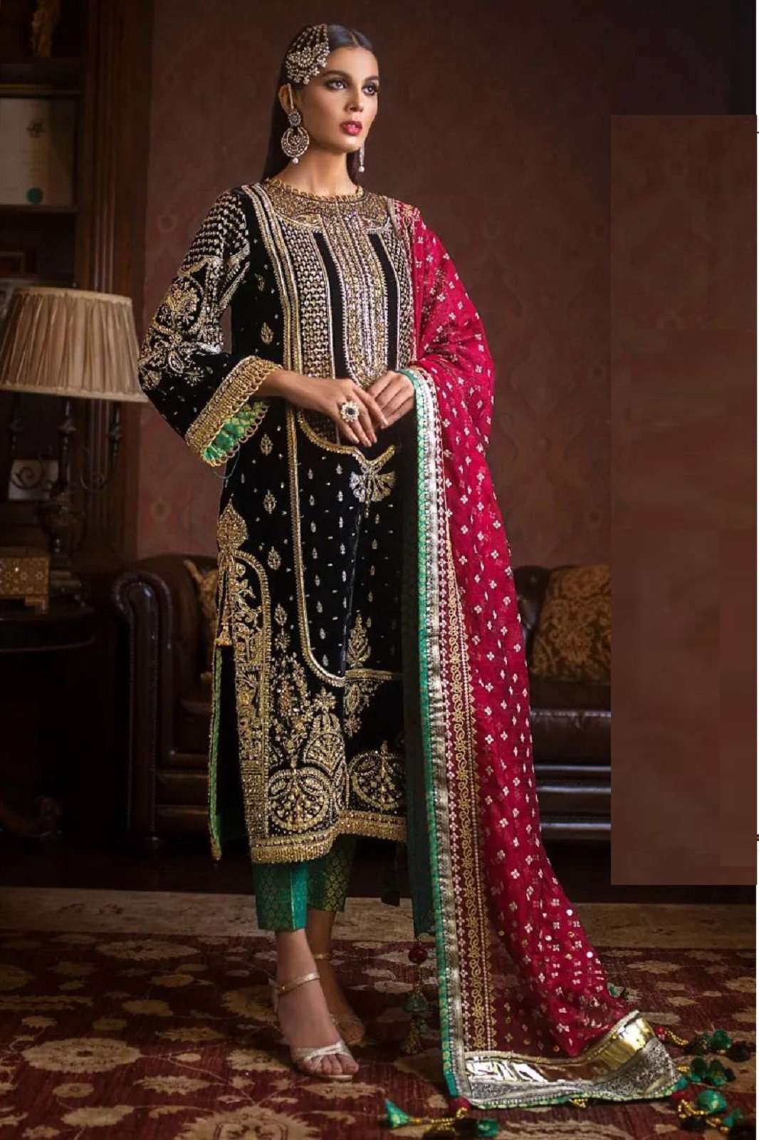 HAZZEL MAHGUL 027 PAKISTANI STYLE SUIT