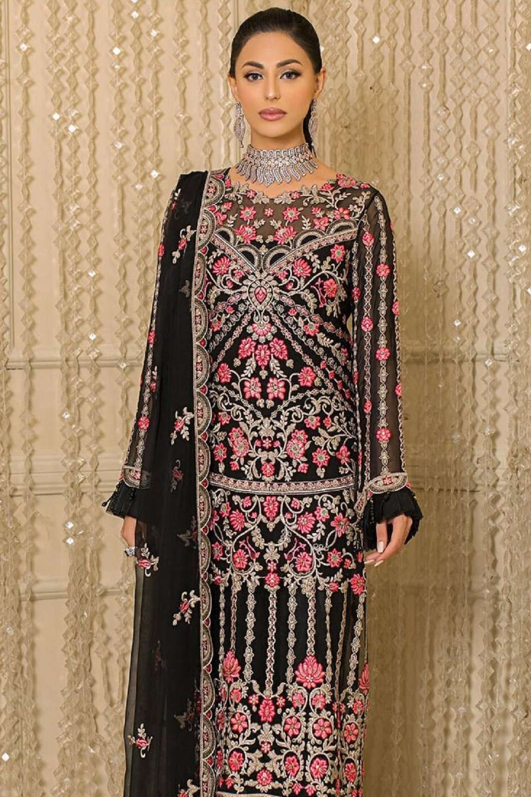 ZAHA ALANYA 10170 SEMI STICHED PAKISTANI SUITS