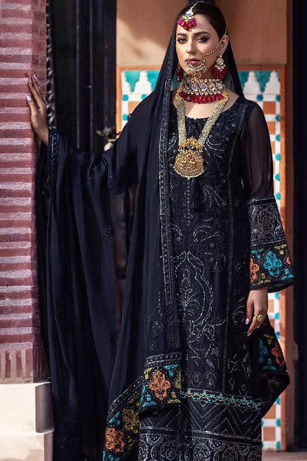 DEEPSY SUITS CHEVRON LAWN 8 CHIFFON DUPATTA PAKISTANI SUITS