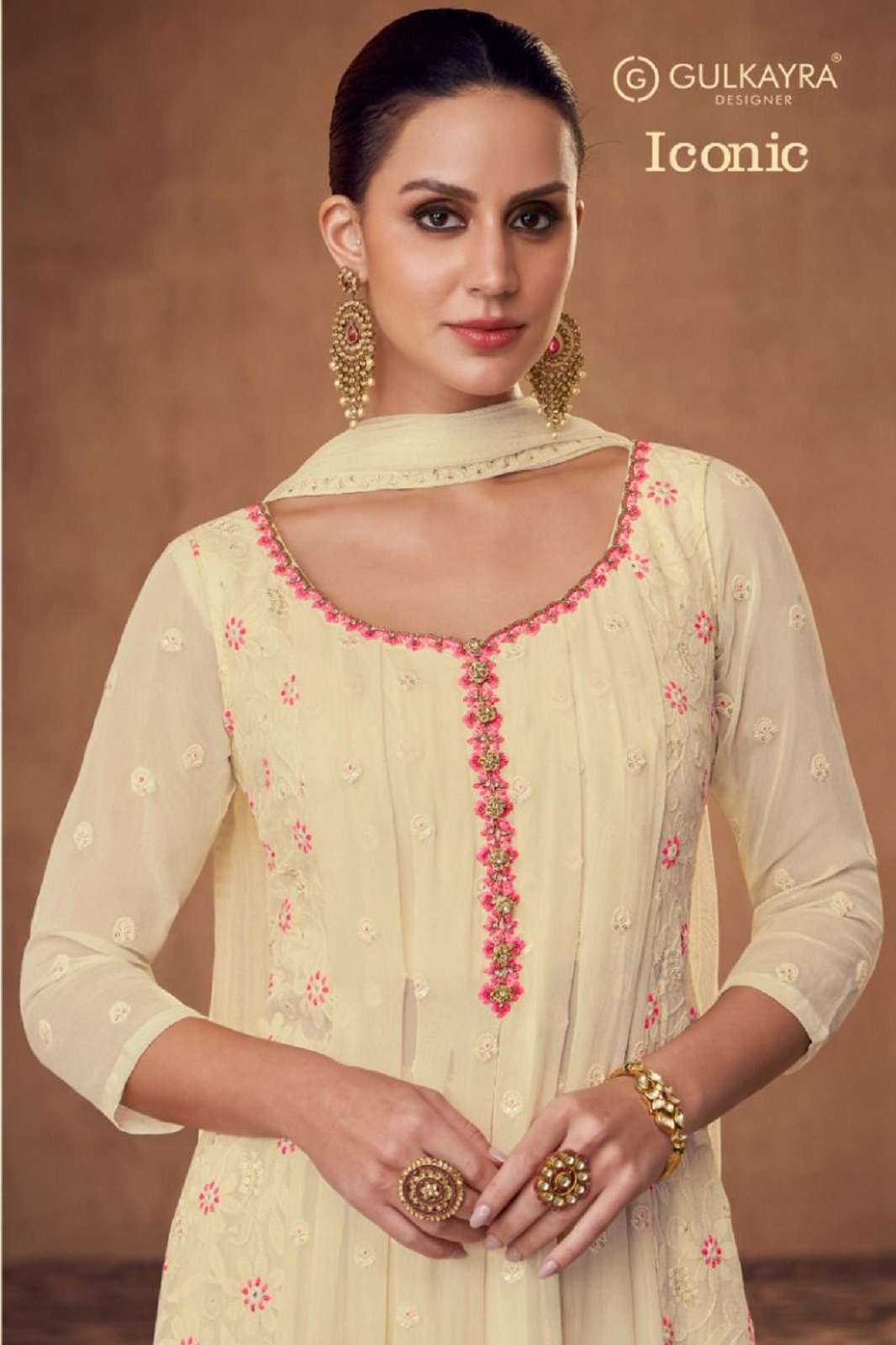 Gulkayra Iconin Traditional Style PArty Festival Wear Georgette Gown