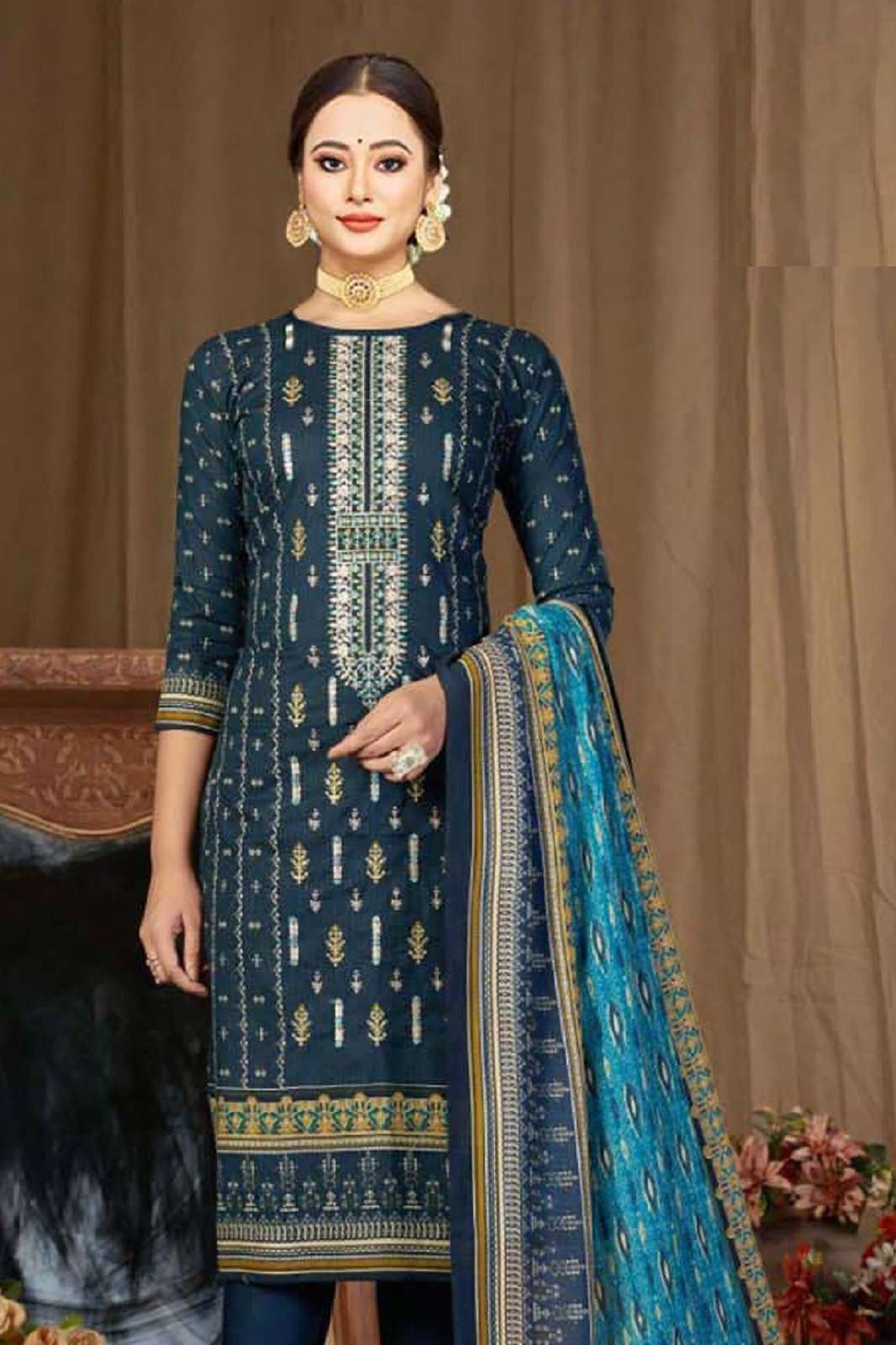 JIHAN SEHNAZ LAXURI LAWN COLLECTION CHIFFON DUPATTA