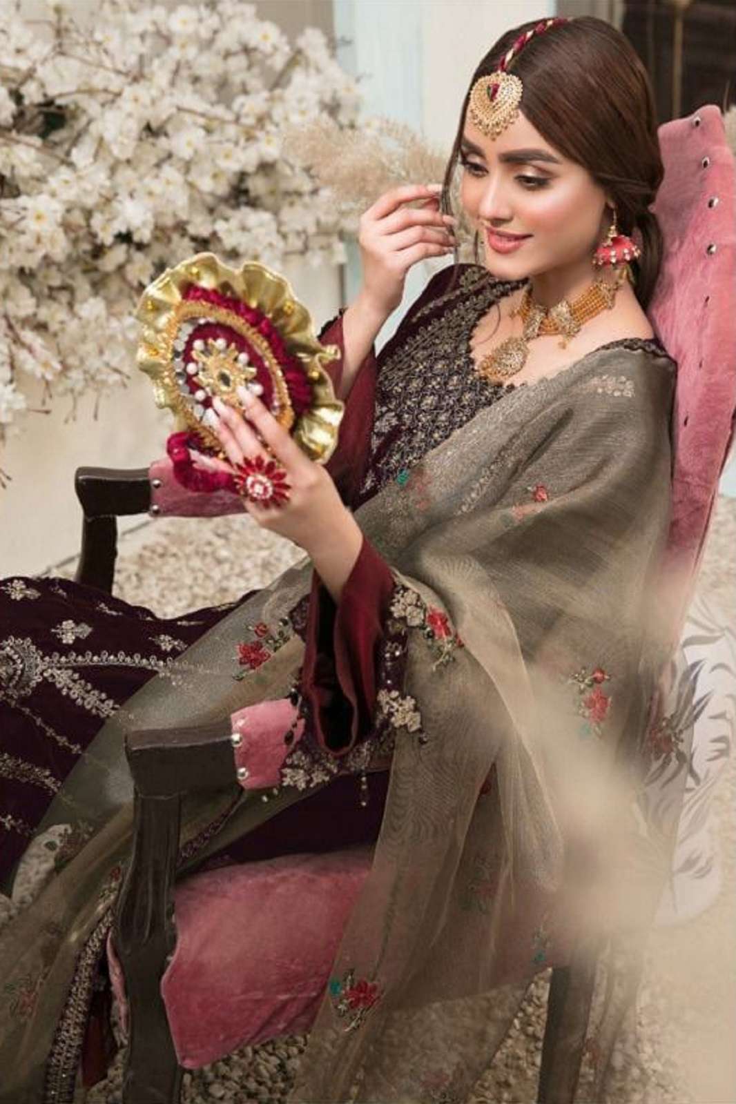 KALEESHA KF 138 SEMI STICHED PAKISTANI SALWAR SUITS