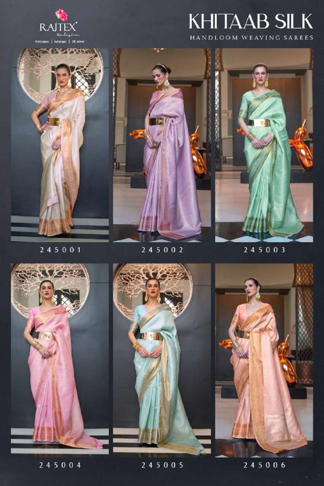 Rajtex Khitaab Silk Traditional Woman Designer Party Festival & Wedding ...