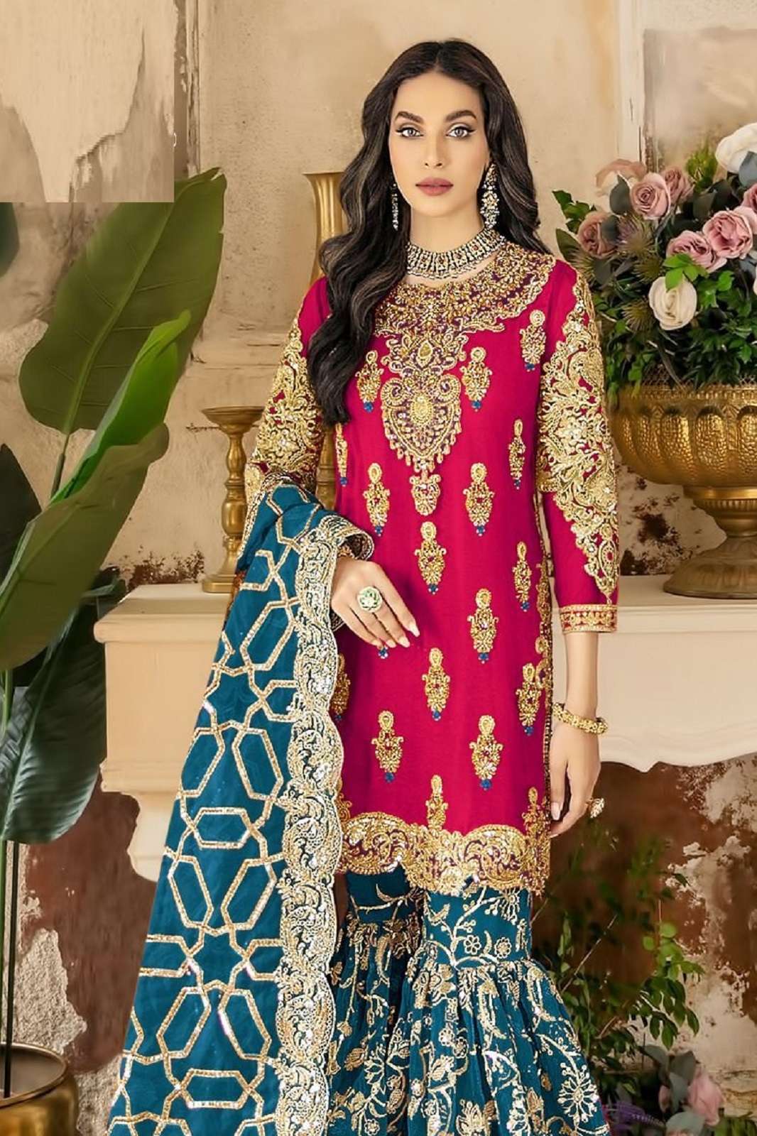 SHREE FAB F 1662 DESIGNER SEMI STICHED SUITS
