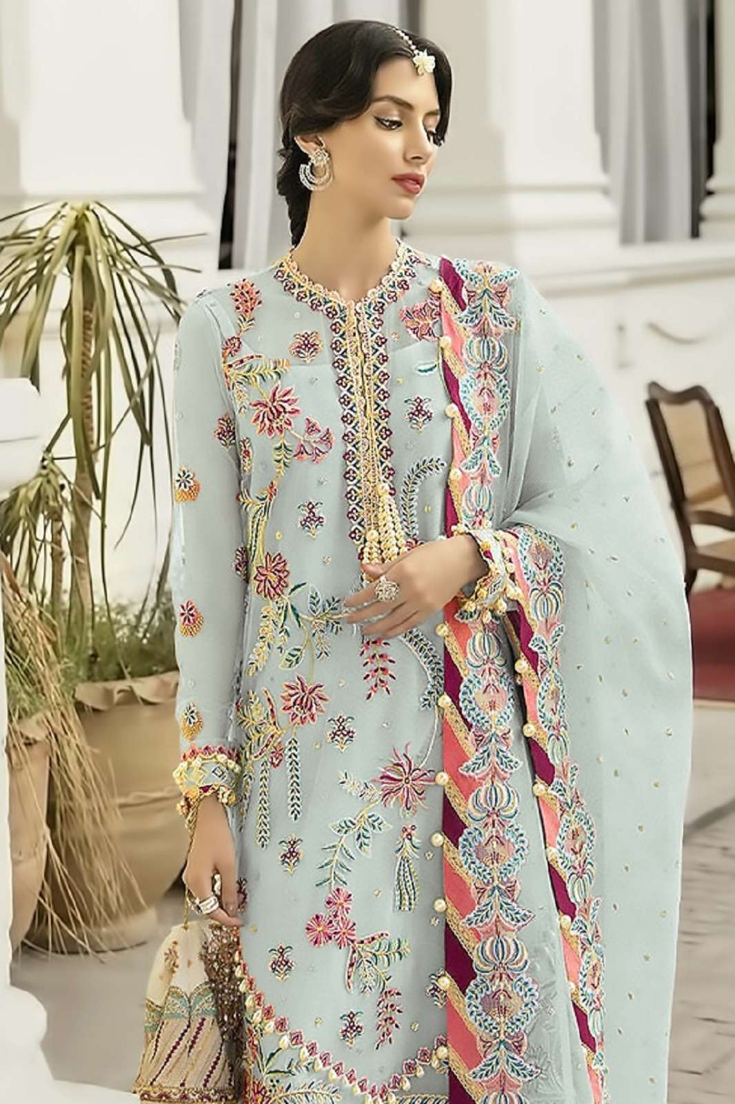 COSMOS AAYRA MULTIPLE 006 SEMI STICHED PAKISTANI SUITS