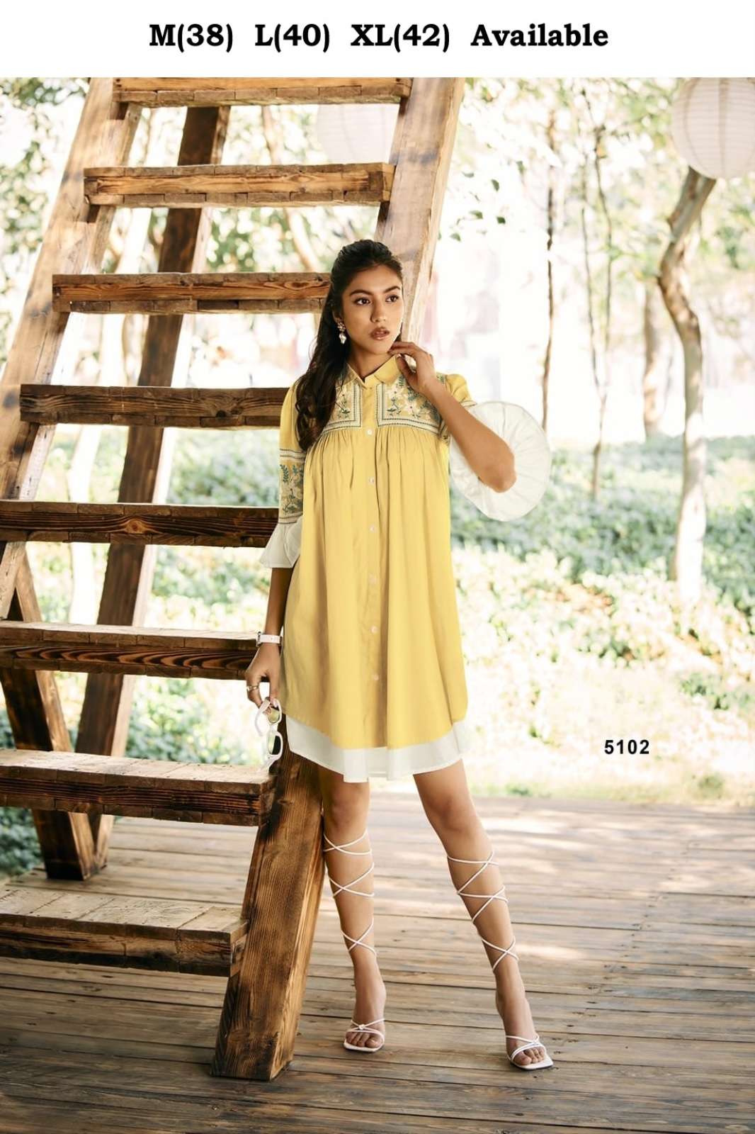 SB FIZA PURE COTTON MALL SHORT FANCY TUNIC