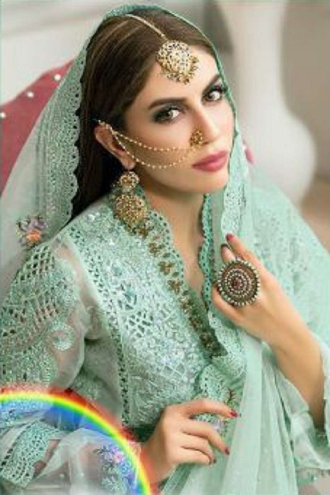 HOOR TEX 25002 SEMI STICHED DESIGNER PAKISTANI SUITS