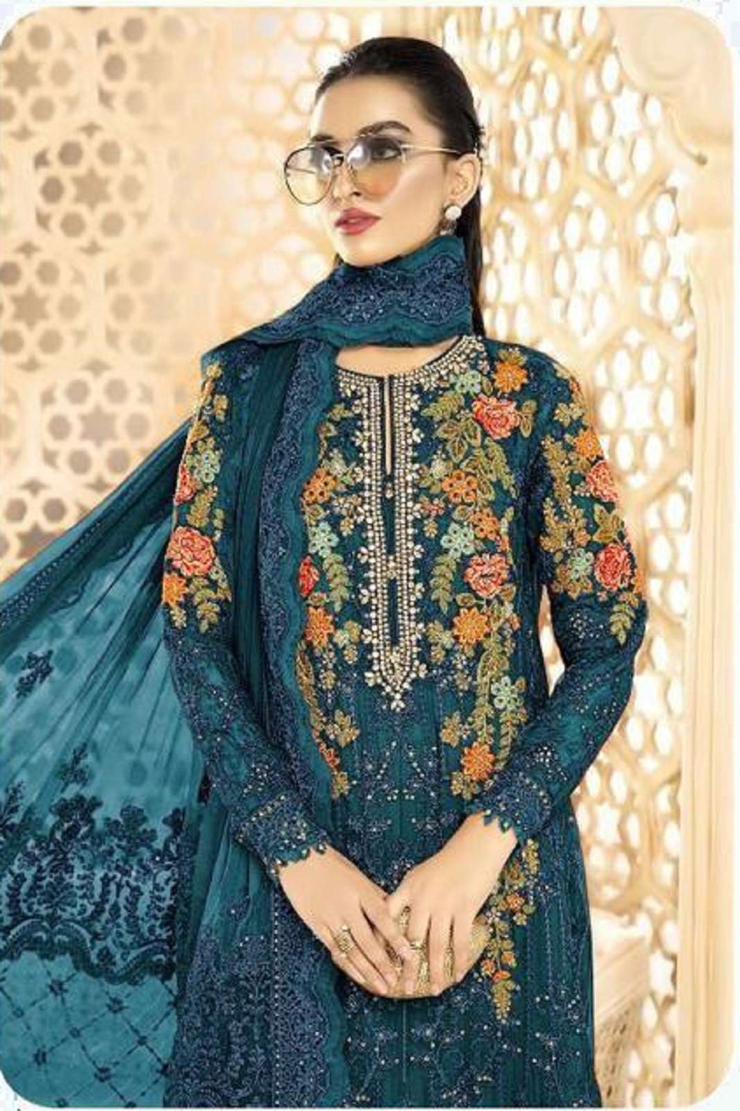 ZAHA AAFIYA VOL 2 10218 A TO D SEMI STICHED PAKISTANI SUITS