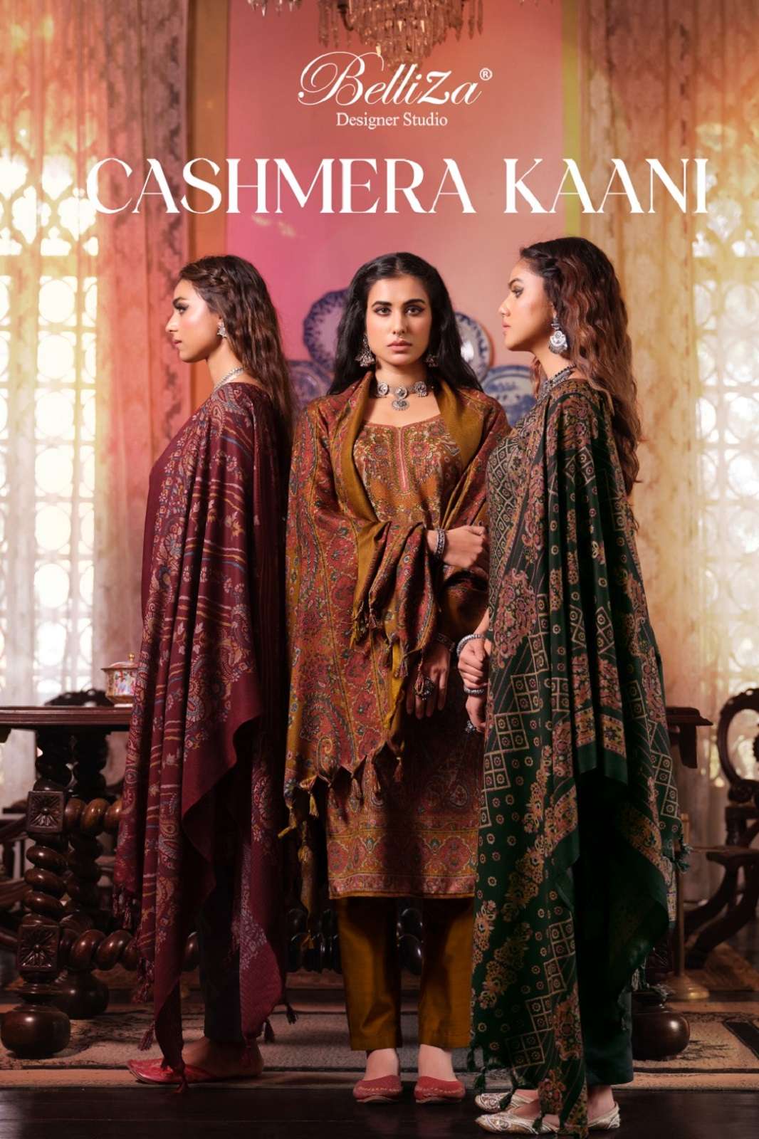 BELLIZA DESIGNER CASHMERA KAANI WINTER ALPINE WOOL COLLECTION