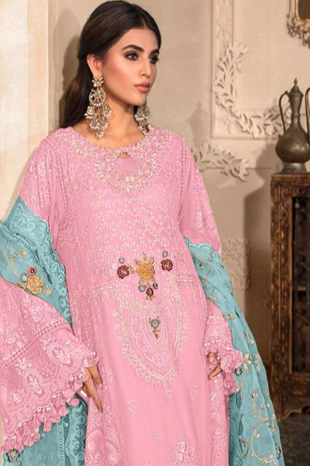 RAMSHA R 1092 A TO D READYMADE PAKISTANI SALWAR SUITS COLLECTION