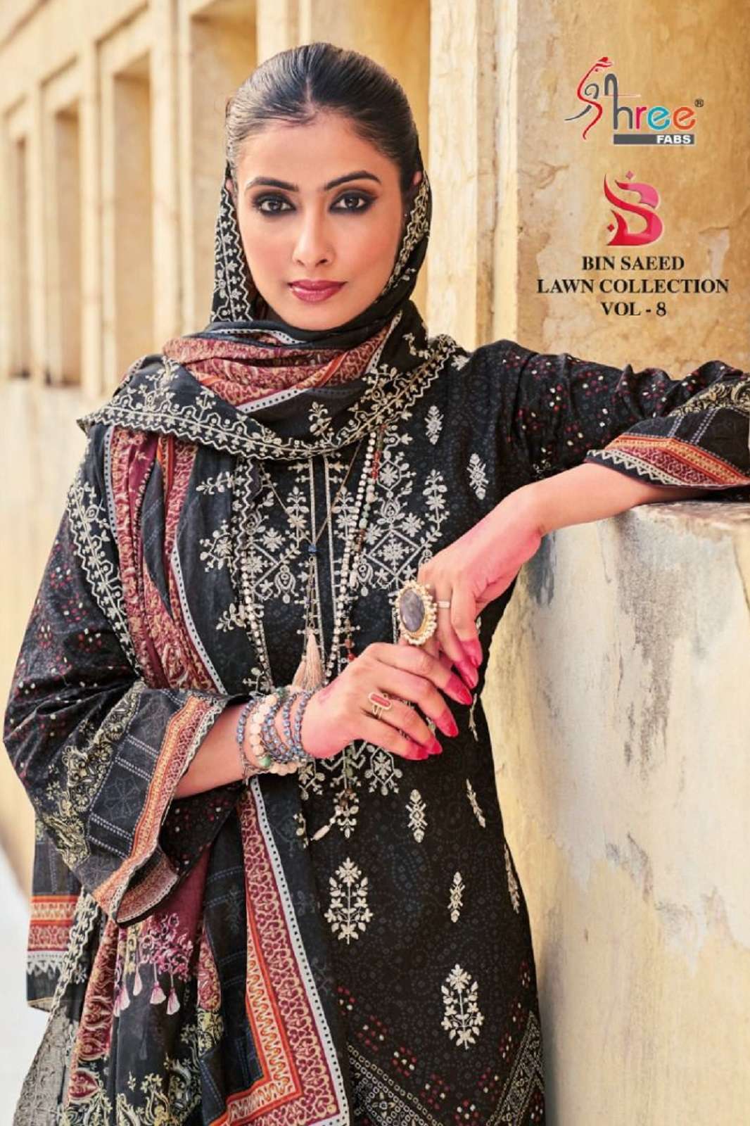 SHREE FAB BIN SAEED LAWN VOL 8 PAKISTANI COLLECTION