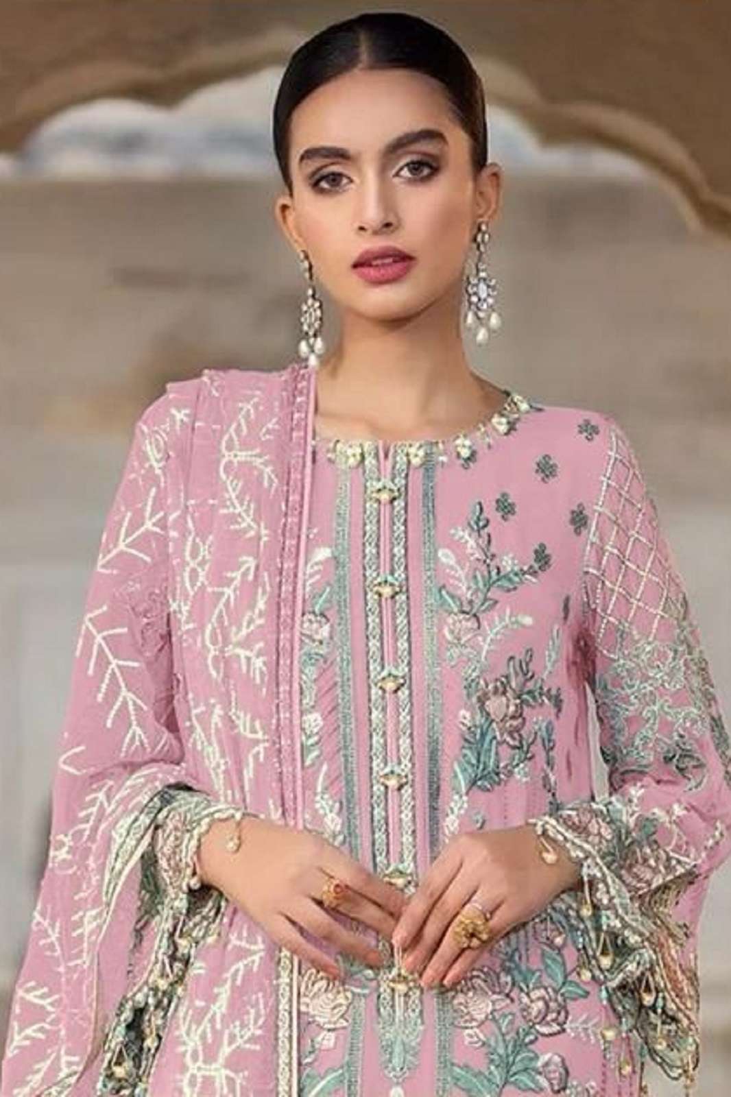 RAMSHA R 603 A TO D PAKISTANI SALWAR SUITS COLLECTION