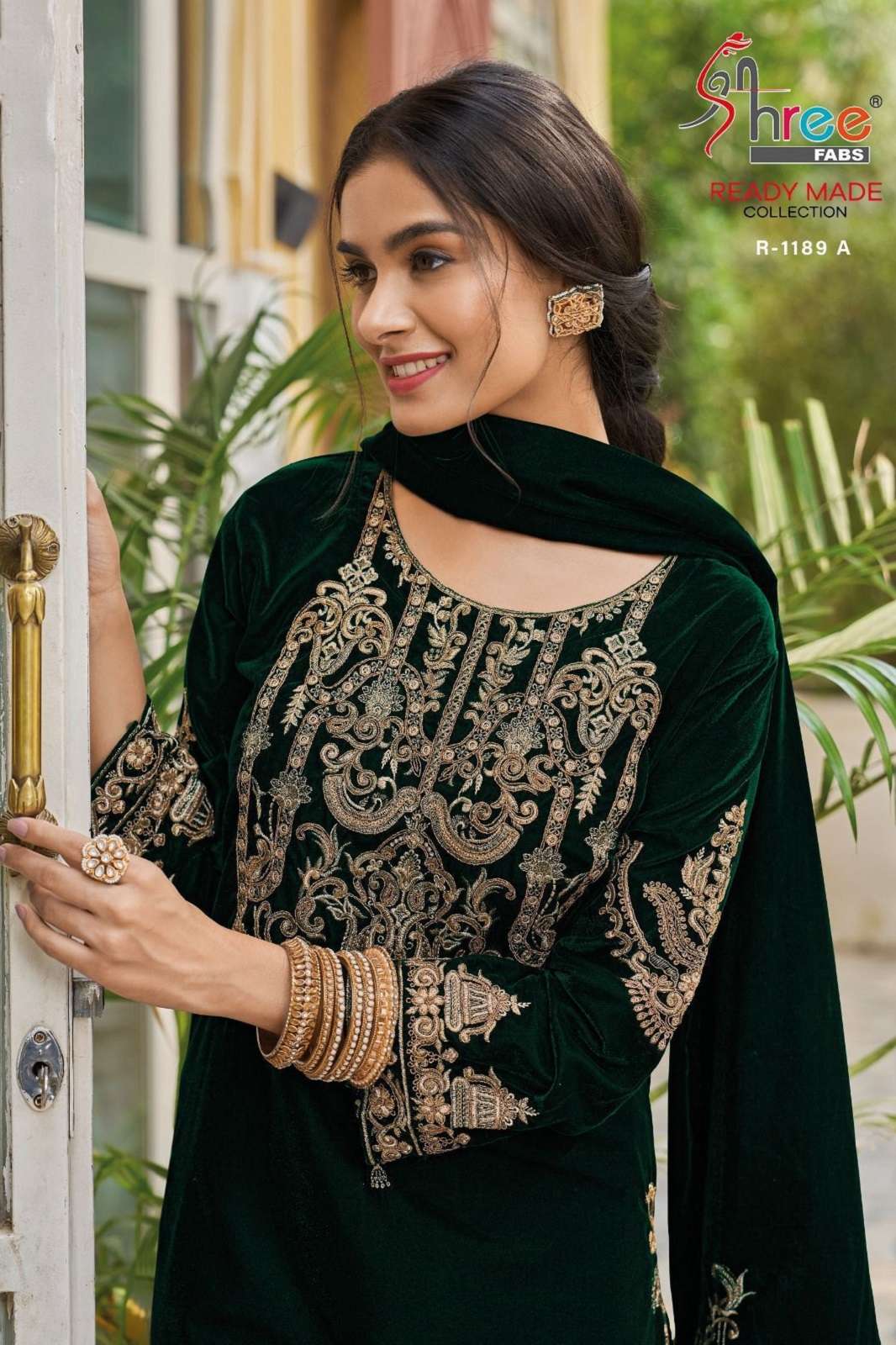 SHREE FAB SV 1189 VELVET READYMADE PAKISTANI SUITS
