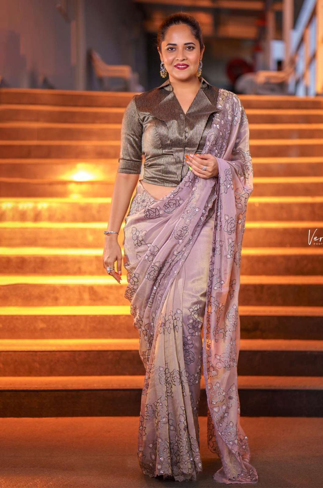 SHRI BALAJI EMPORIUM AN382 ORGANZA SILK EMBROIDERD JALL FLOWER WORK SAREE