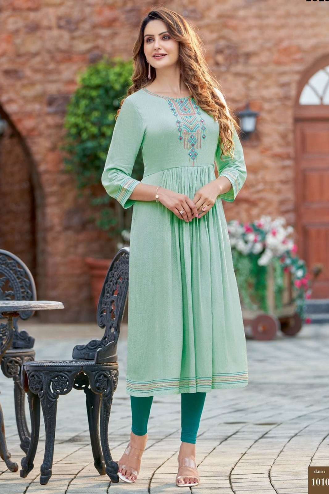 Shri Balaji Emporium Cinderella vol 2 Rincle Rayon with Half Inner and ...