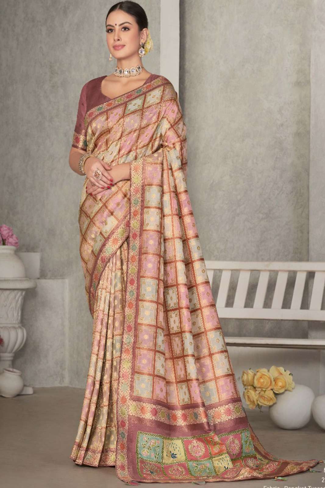 MAHOTSAV MOH MANTHAN "ESHANI" Tussa Silk Saree With Beautiful Print In ...