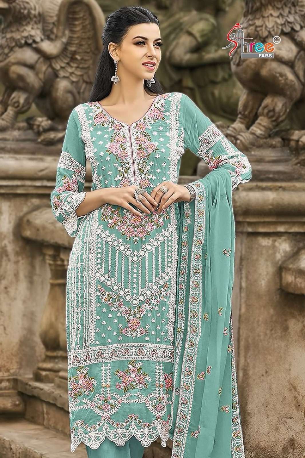 SHREE FAB S 5010 A TO D PAKISTANI SALWAR SUITS