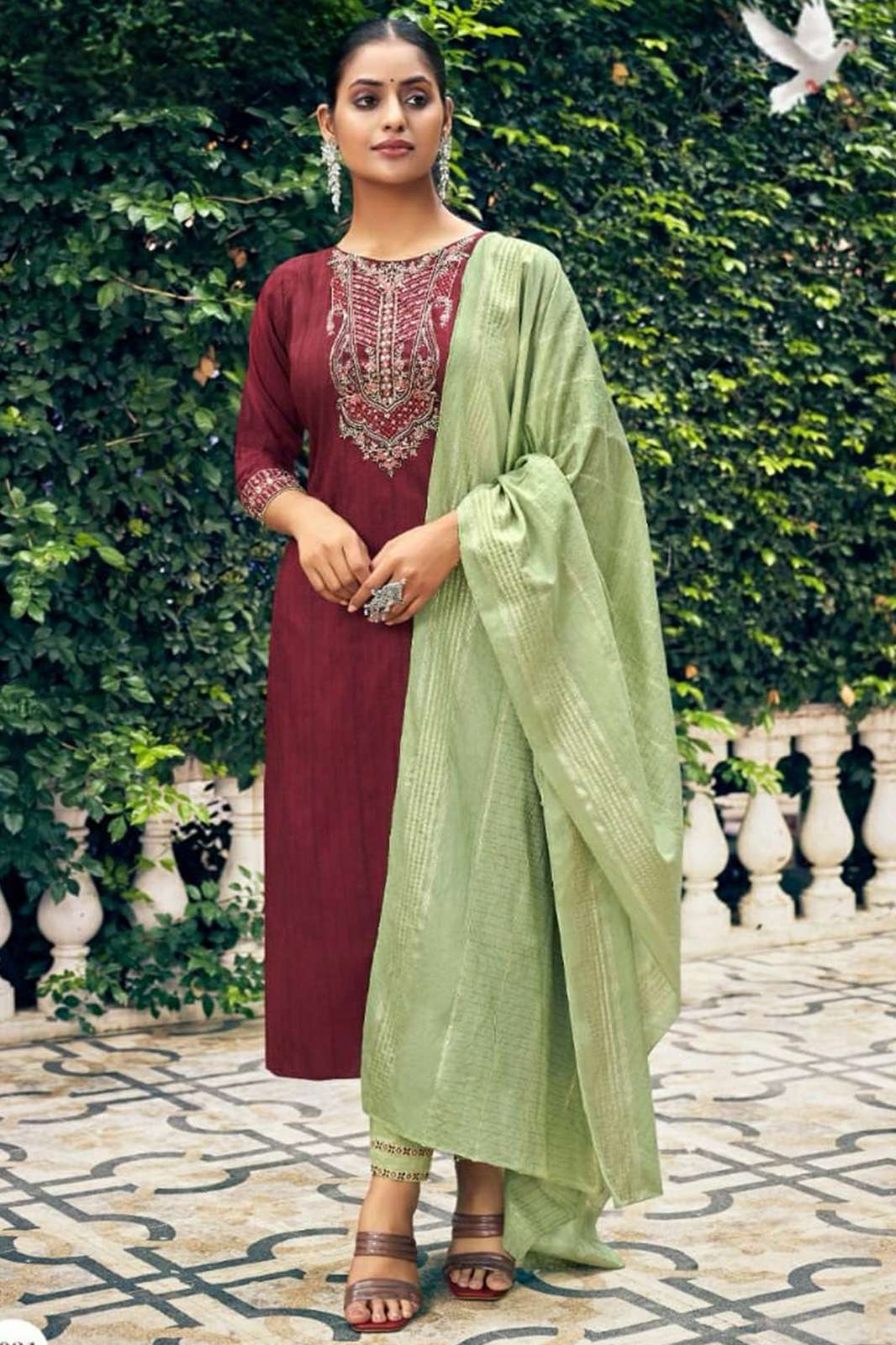 Shri Balaji Emporium Parampara-2 Heavy Chinon With Embroidery Sequnce ...