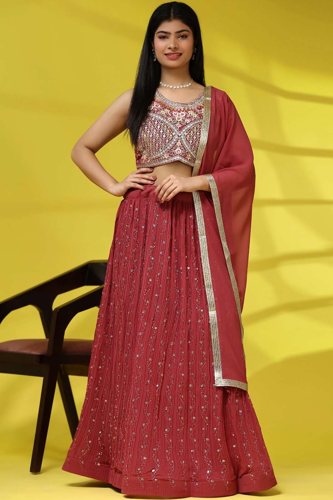 AMOHA 6387 DESIGN NO C1014 wedding wear designer fancy lehenga choli