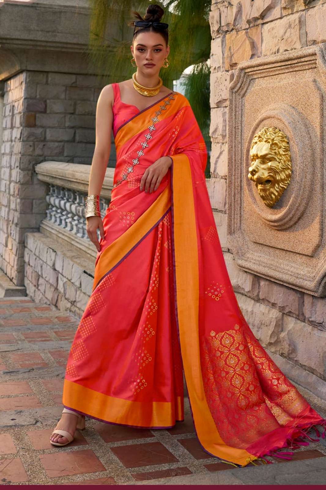RAJTEX 6465 SOFT SILK HANDLOOM SAREE SARI FESTIVE EID