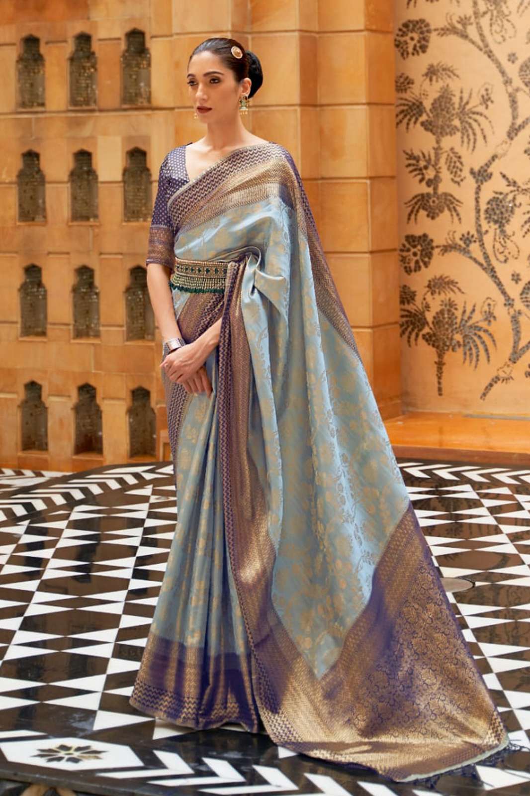 RAJTEX 6488 KALAAPI SILK ETHNIC WOMEN HANDLOOM SILK SAREES