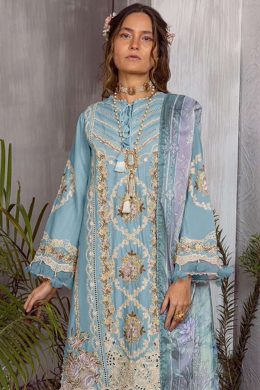 DEEPSY SUITS D 5043 A TO E READYMADE PAKISTANI COLLECTION