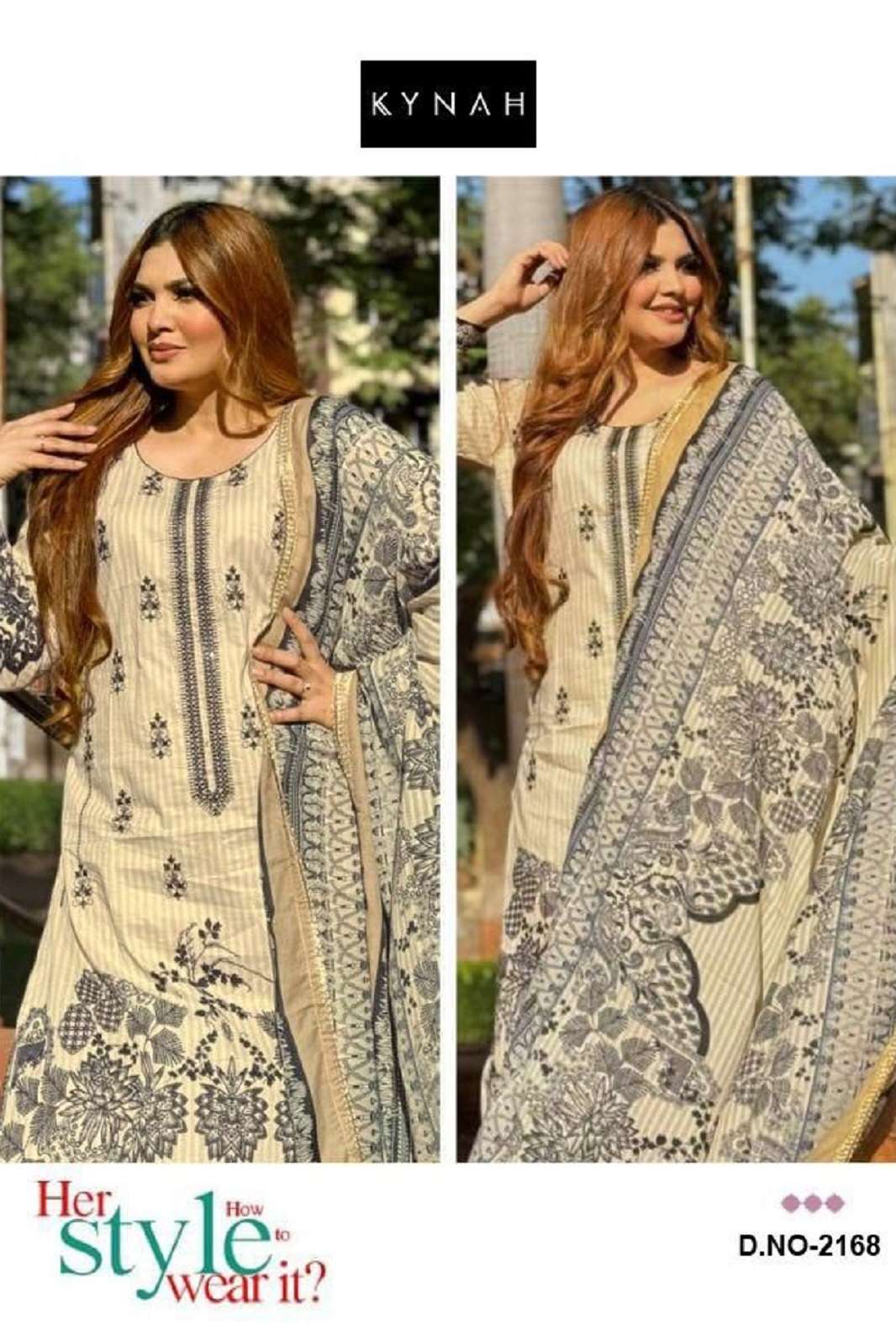 KYNAH 2168 DESIGNER PAKISTANI SUITS