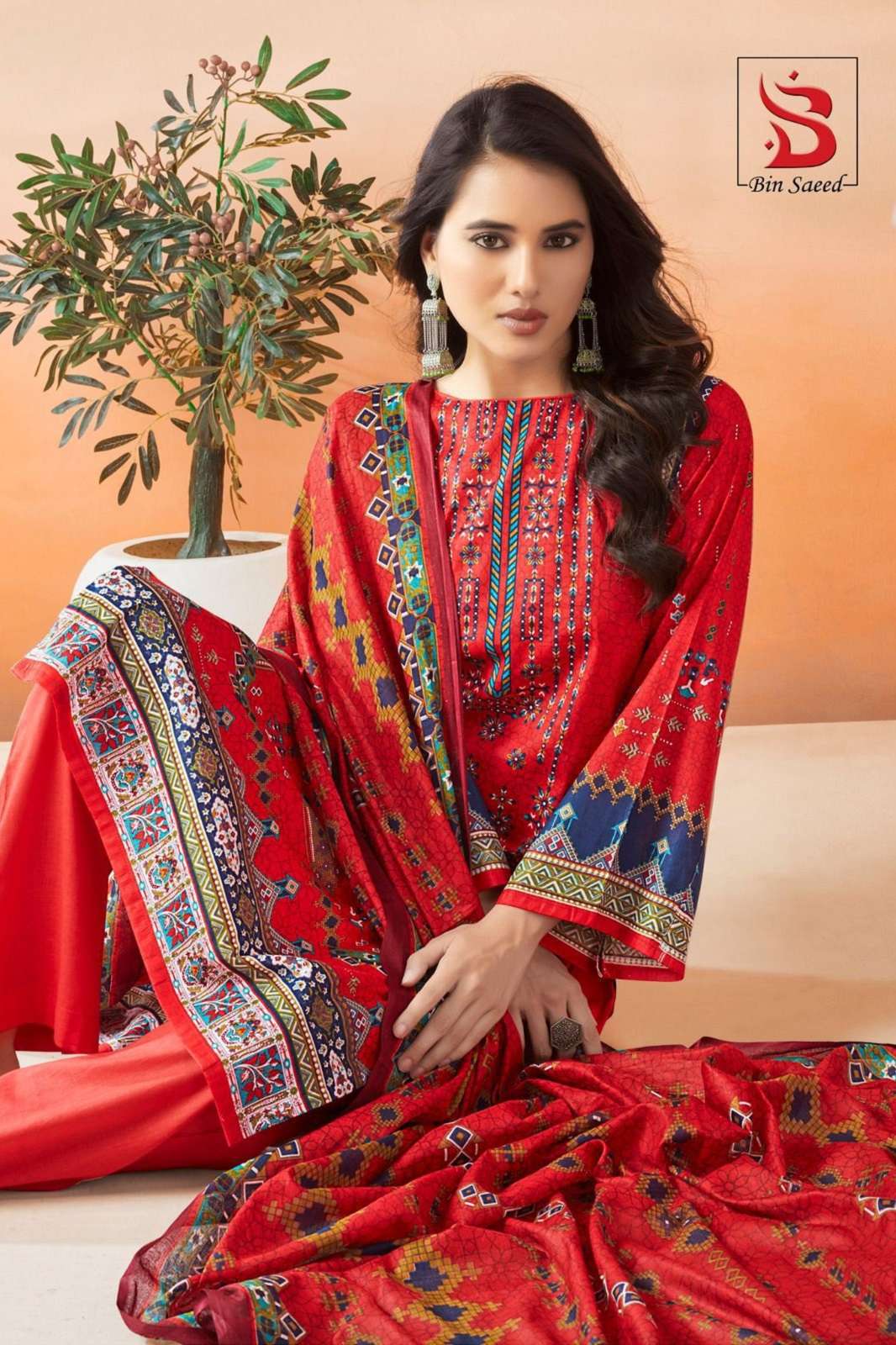 SAANVI TRENDS BIN SAEED MAHNOOR VOL 6 PAKISTANI COLLECTION