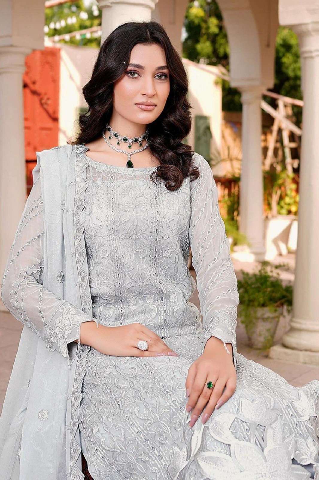SHANAYA ROSE HAND CRAFT S 172 PAKISTANI SUITS