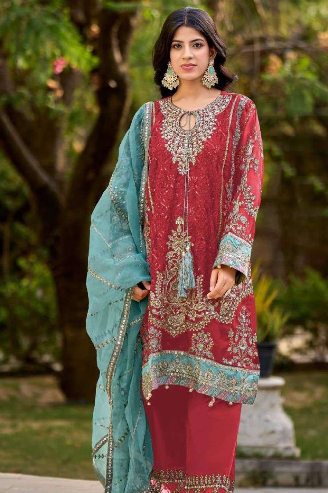 READYMADE PAKISTANI SUITS BY SHREE FAB 1301 A TO D