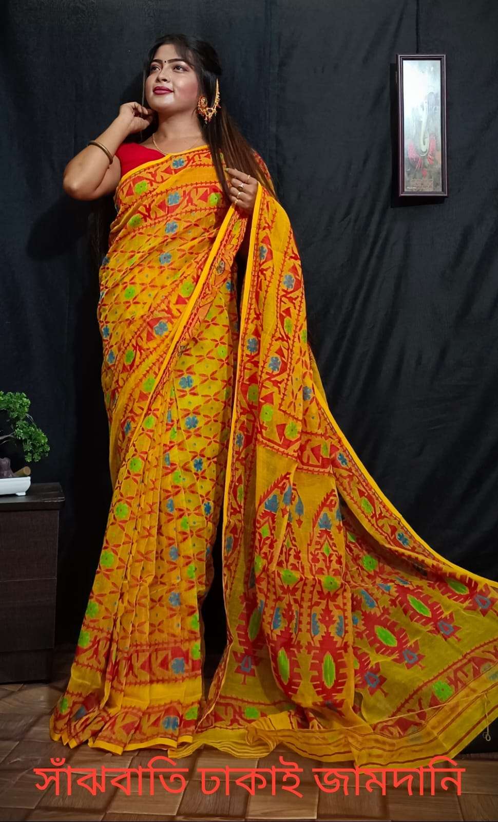 BALAJI EMPORIUM PRESENTS INDIAN TRADITIONAL JAMDANI ORIGINAL SAREE ...