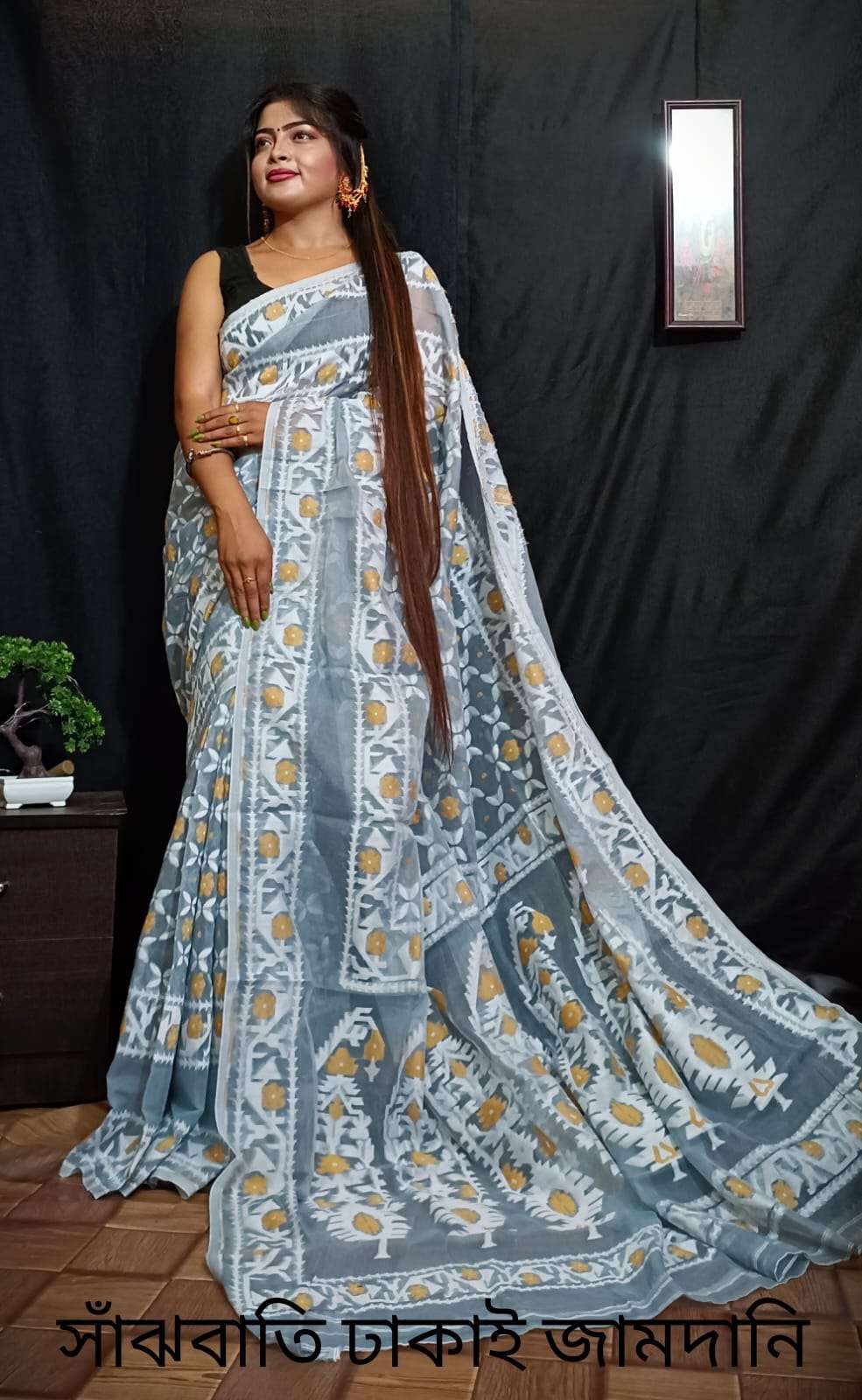 BALAJI EMPORIUM PRESENTS INDIAN TRADITIONAL JAMDANI ORIGINAL SAREE ...