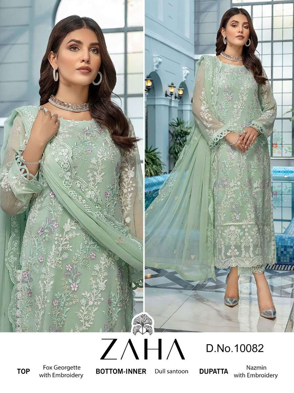 BALAJI EMPORIUM PRESENTS DNO 10082 PISTA GREEN INDIAN MUSLIM PAKISTANI ...