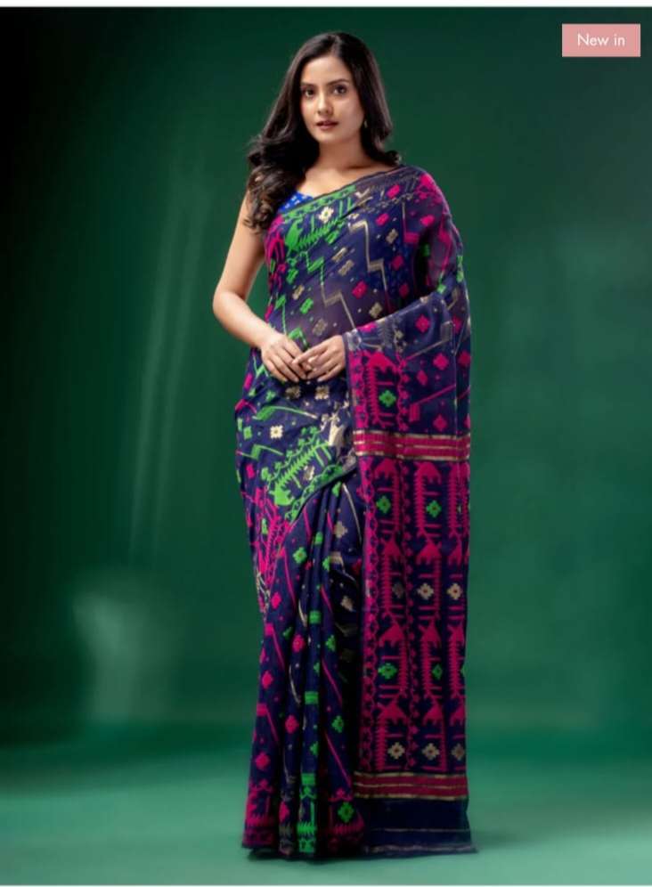 BALAJI EMPORIUM PRESENTS ETHNIC WOMEN INDIAN TRADITIONAL JAMDANI SAREE ...