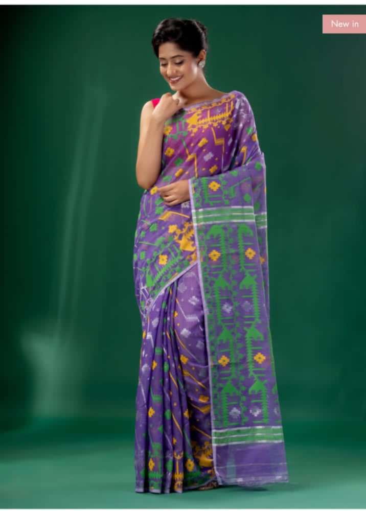 BALAJI EMPORIUM PRESENTS ETHNIC WOMEN INDIAN TRADITIONAL JAMDANI SAREE ...