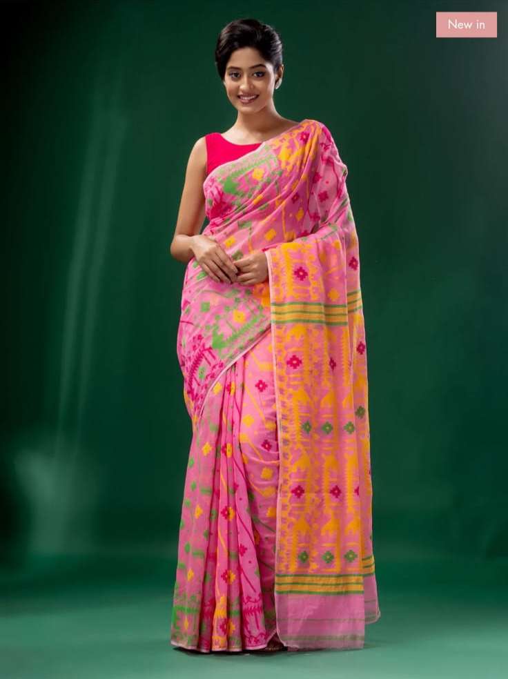BALAJI EMPORIUM PRESENTS ETHNIC WOMEN INDIAN TRADITIONAL JAMDANI SAREE ...