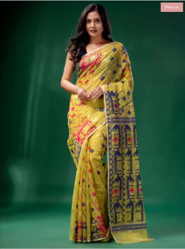 BALAJI EMPORIUM PRESENTS ETHNIC WOMEN INDIAN TRADITIONAL JAMDANI SAREE ...