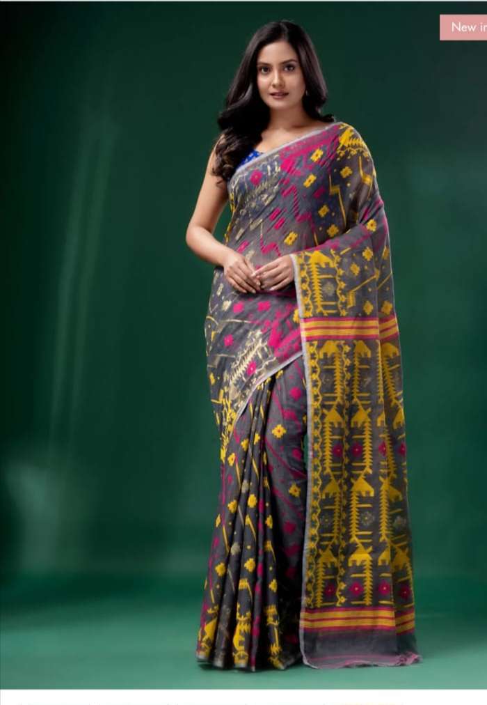BALAJI EMPORIUM PRESENTS ETHNIC WOMEN INDIAN TRADITIONAL JAMDANI SAREE ...