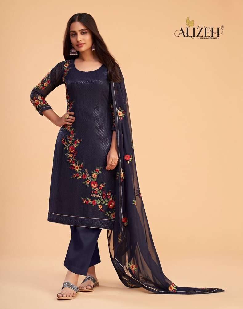 Alizeh Presents Zaida Vol-12 D.NO-2053 A to D Series Indian Straight ...